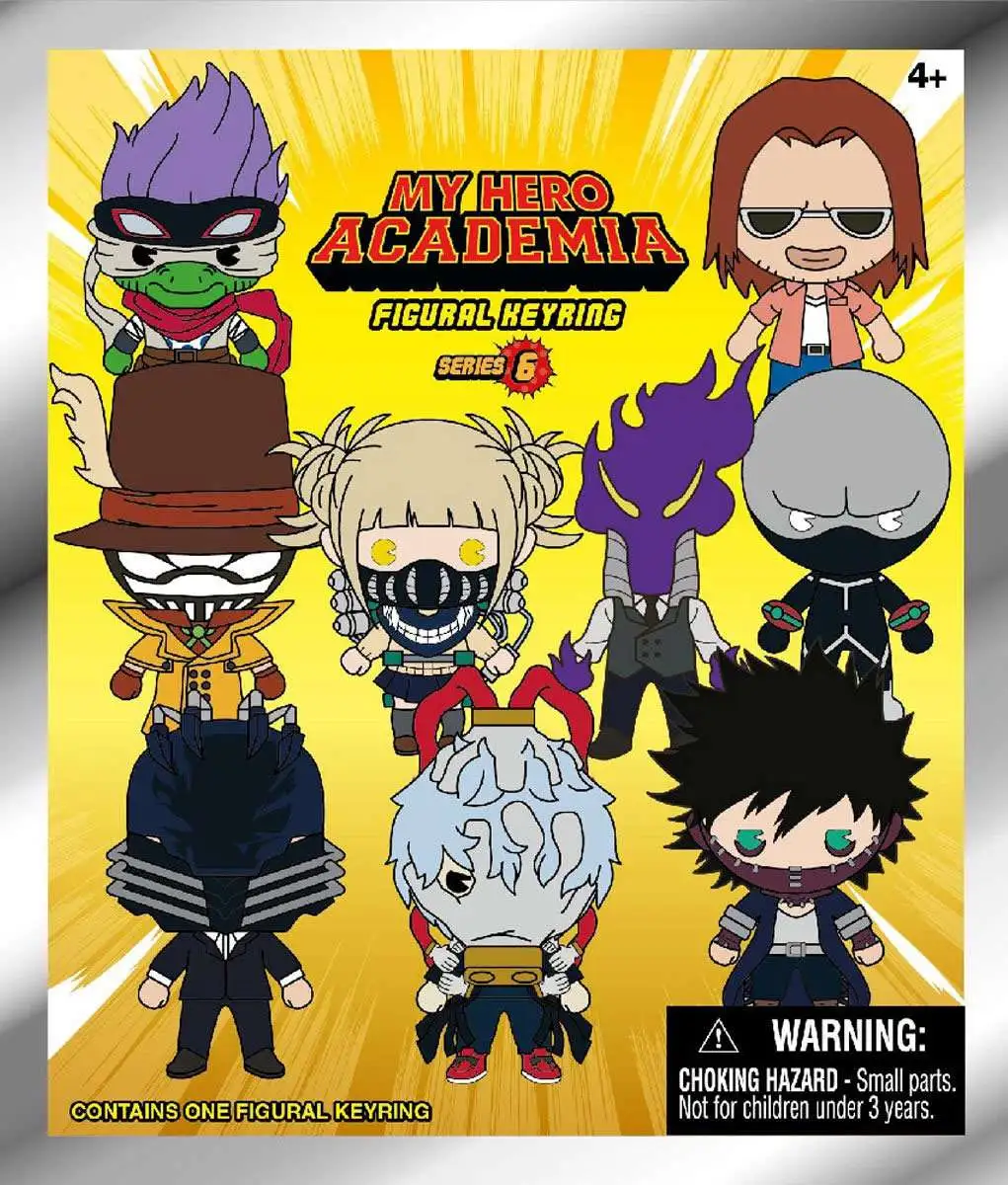 My Hero Academia 3D Figural Keyring My Hero Academia Series 6 Mystery ...