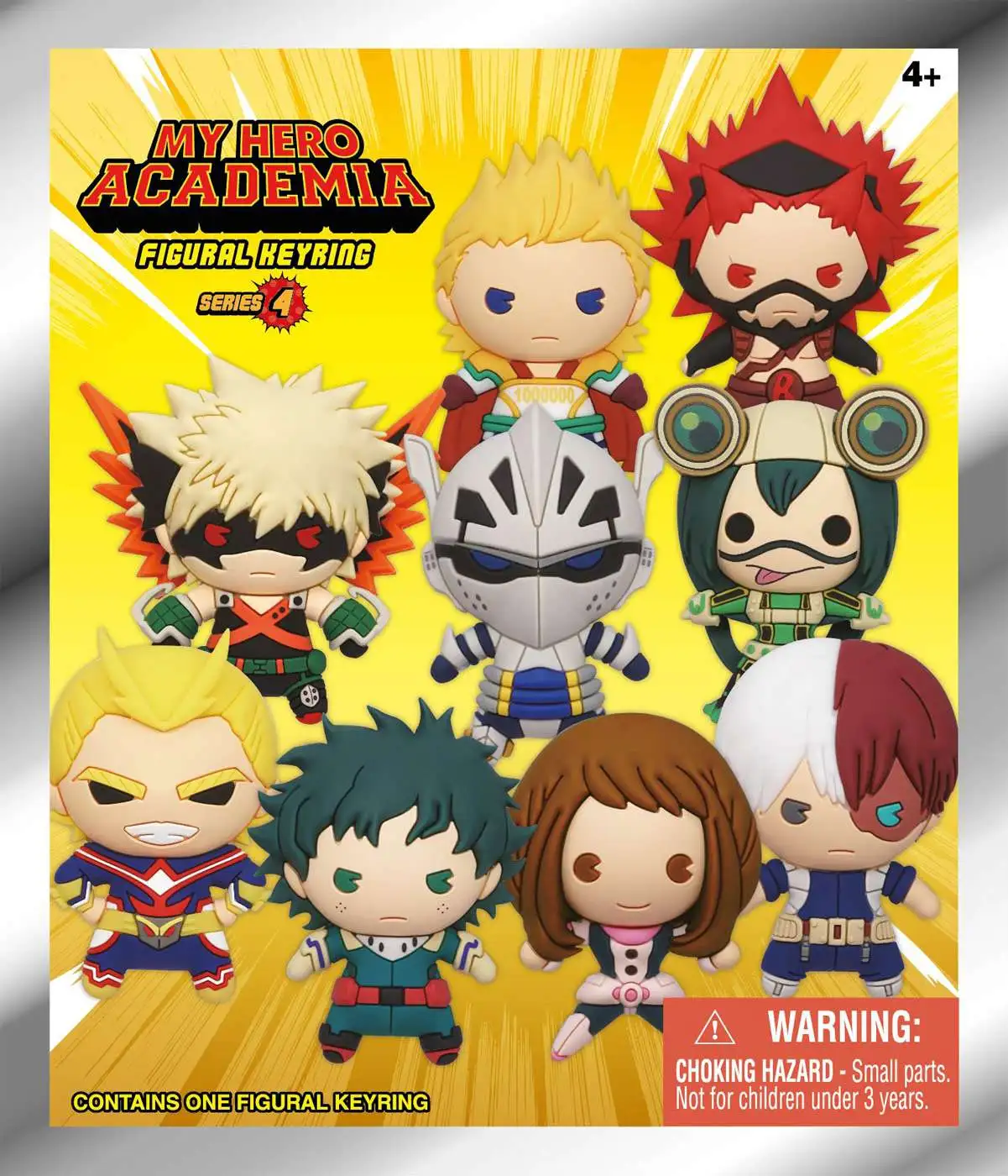 My Hero Academia 3D Figural Keyring My Hero Academia Series 4 Mystery ...