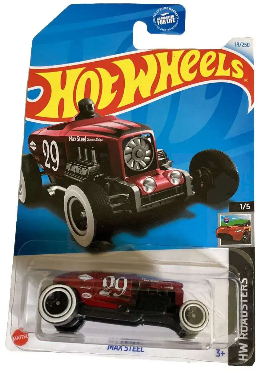 Hot Wheels HW Roadsters Max Steel 164 Diecast Car 19250 Mattel - ToyWiz