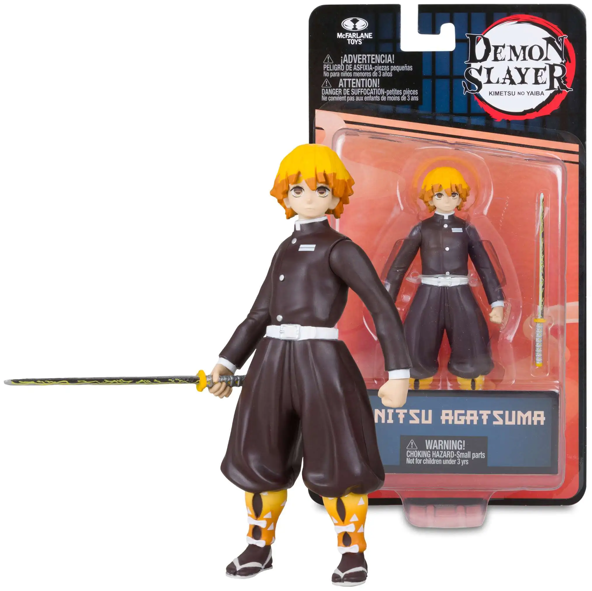 McFarlane Toys Demon Slayer Zenitsu Agatsuma 5 Action Figure 2023 - ToyWiz