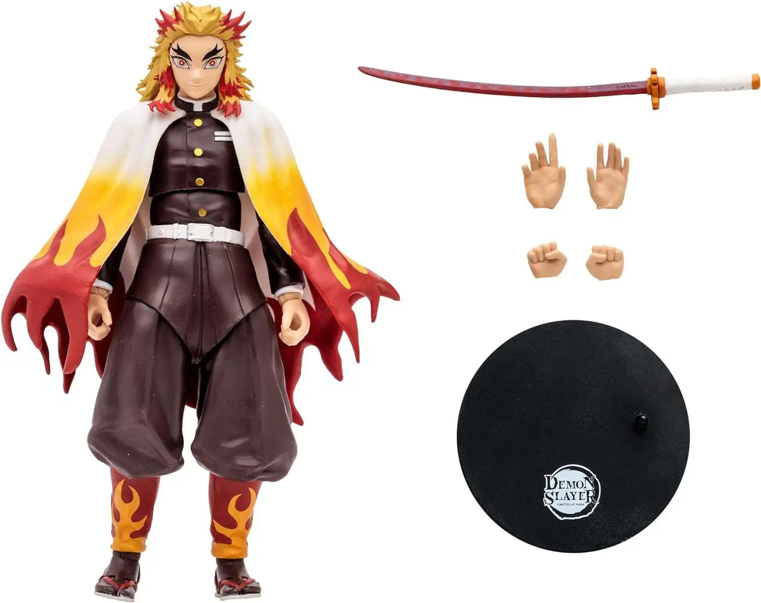McFarlane Toys Demon Slayer Wave 3 Kyojuro Rengoku 7 Action Figure - ToyWiz