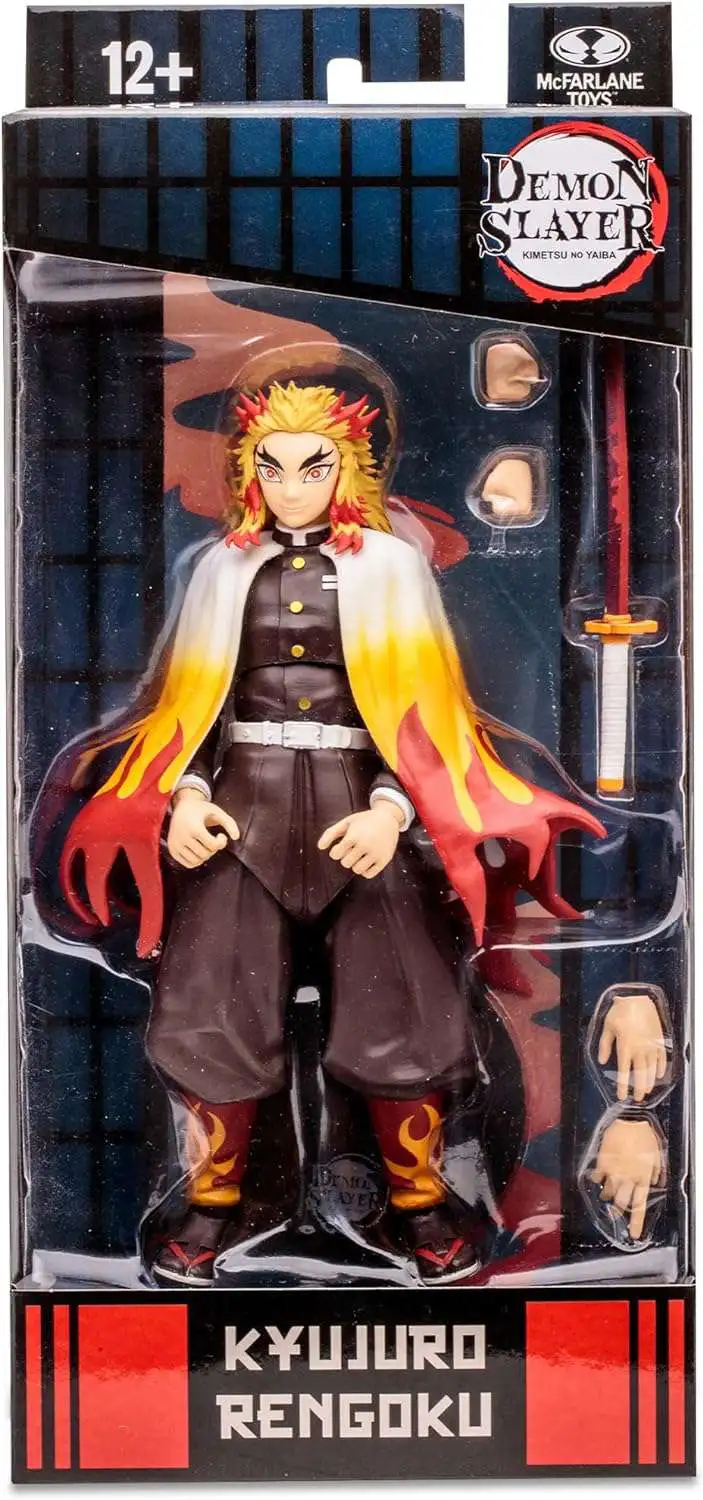 McFarlane Toys Demon Slayer Wave 3 Kyojuro Rengoku 7 Action Figure - ToyWiz
