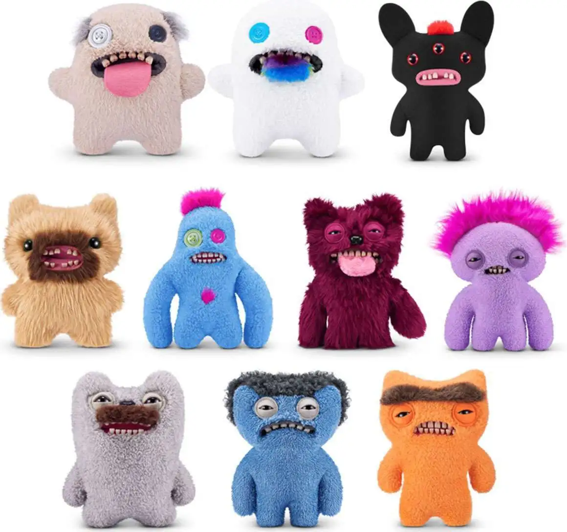 Fuggler Hairy Fuggs 9 Case of 12 Plush Toy Monster - ToyWiz