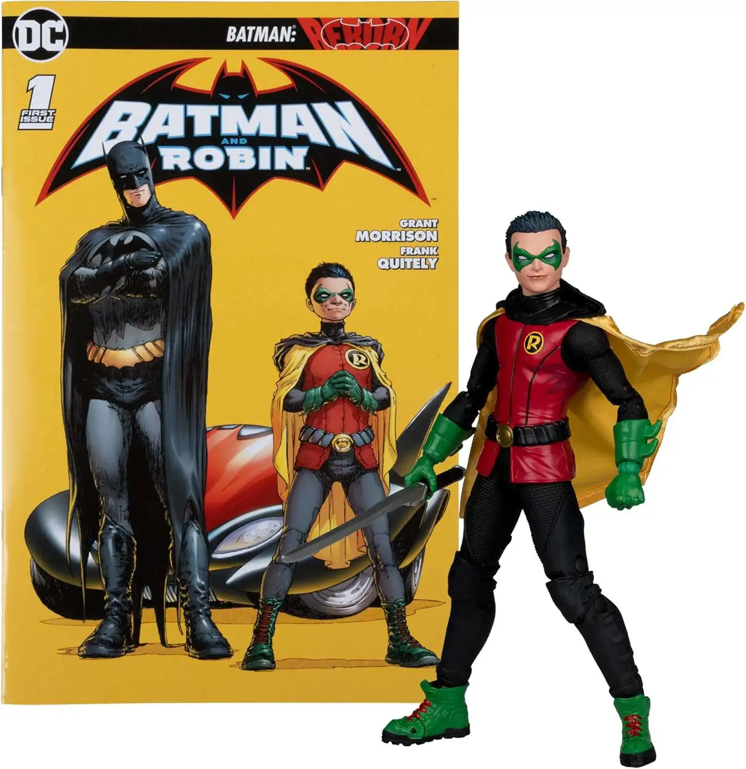 McFarlane Toys DC Direct Page Punchers Robin 7 Action Figure with Comic ...