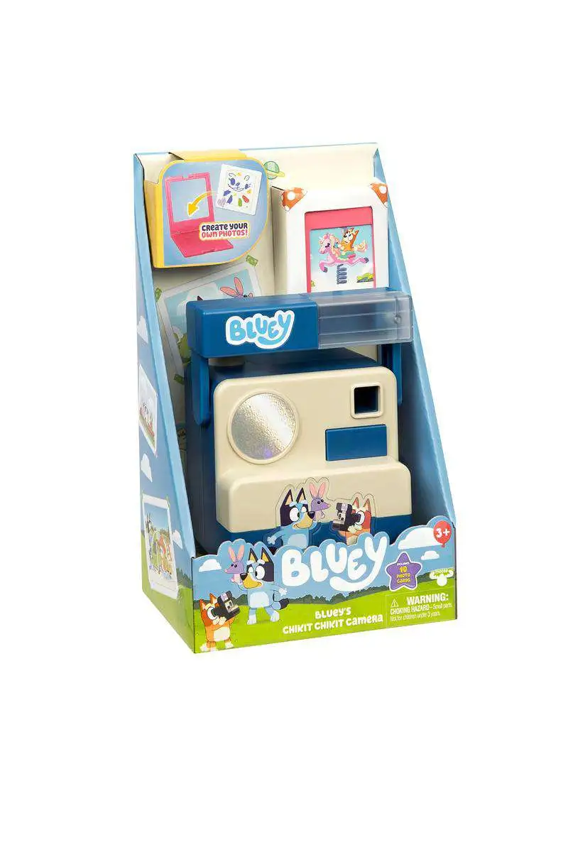 Bluey Blueys Chikit Chikit Camera Role Play Toy Series 13 with 10 Photo ...
