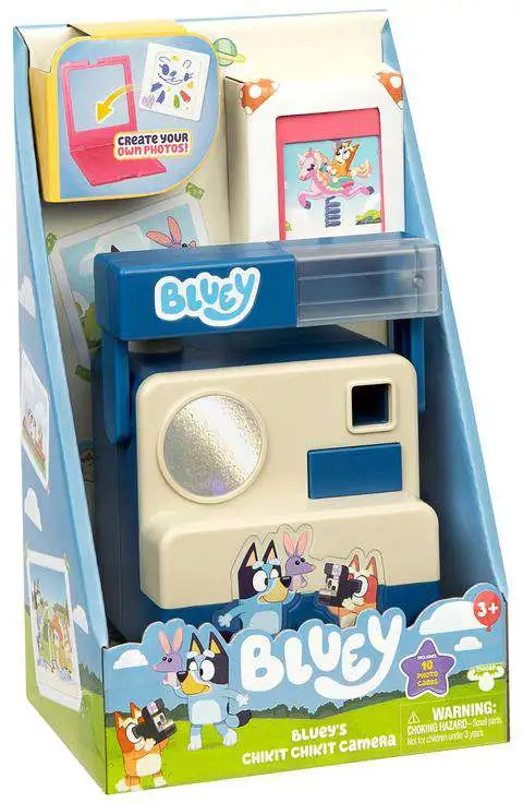 Bluey Blueys Chikit Chikit Camera Role Play Toy Series 13 with 10 Photo ...