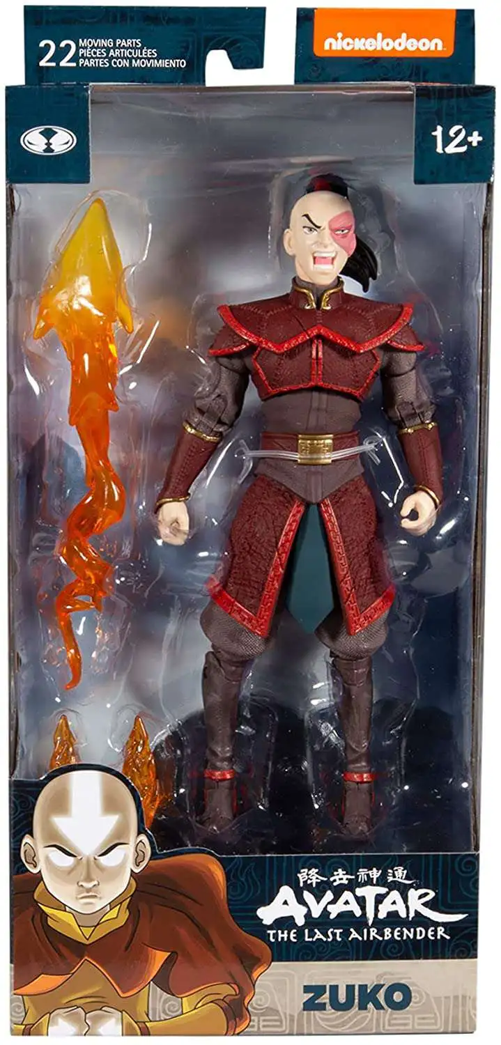 McFarlane Toys Avatar the Last Airbender Prince Zuko 7 Action Figure ...