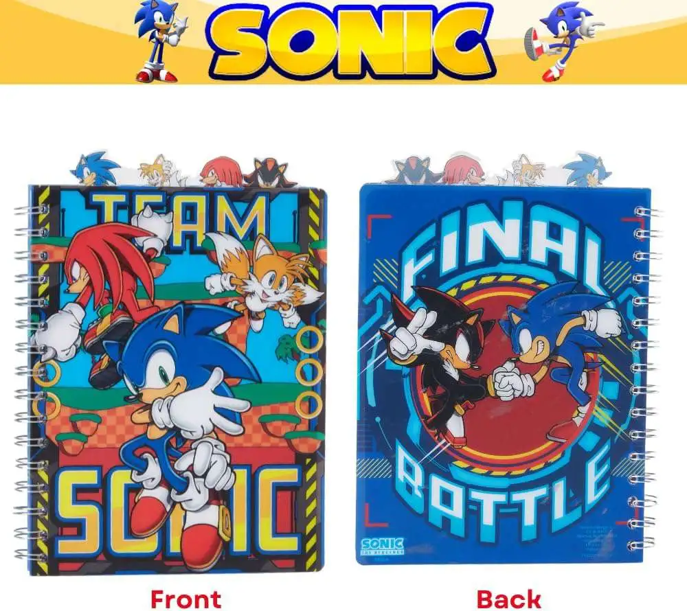 Sonic The Hedgehog Sonic The Hedgehog Journal 96 Sheets Innovative ...