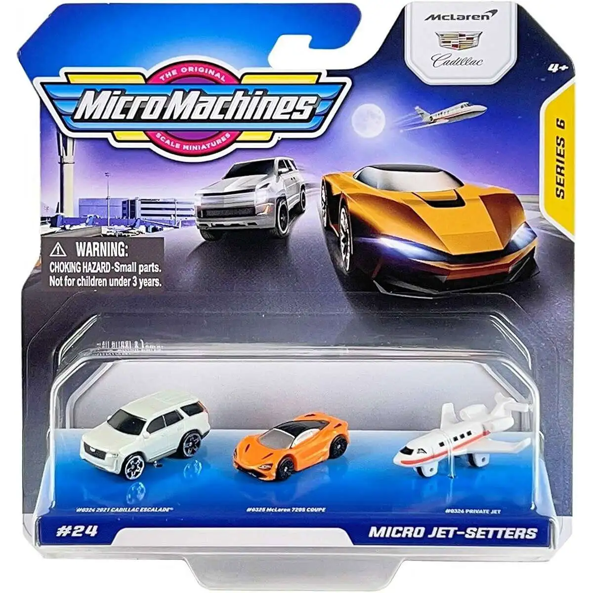 Micro Machines Series 6 Micro Jet-Setters Vehicle 3-Pack 2021 Cadillac ...