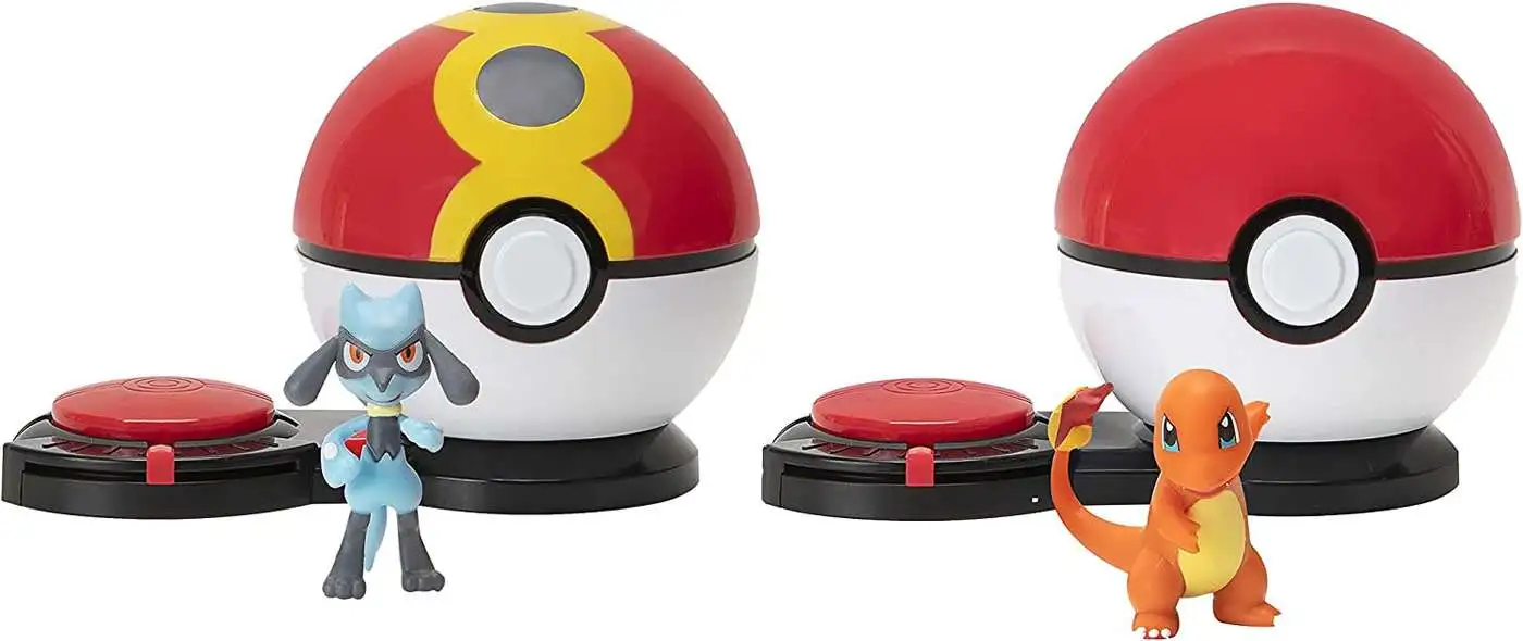 Pokemon Surprise Attack Game Charmander Poke Ball Riolu Repeat Ball ...