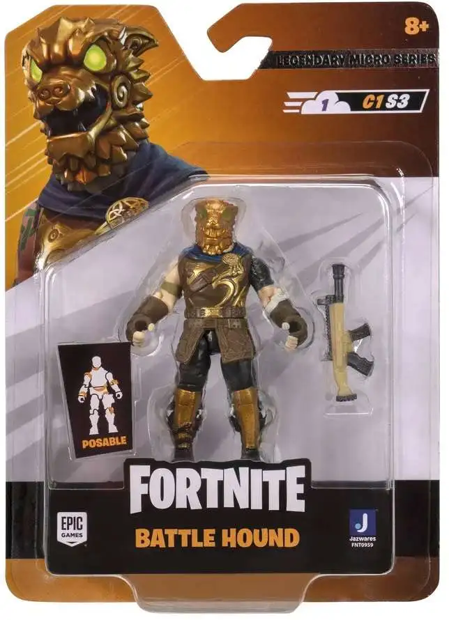 Fortnite Legendary Micro Series Battle Hound 2.5 Mini Figure Jazwares ...