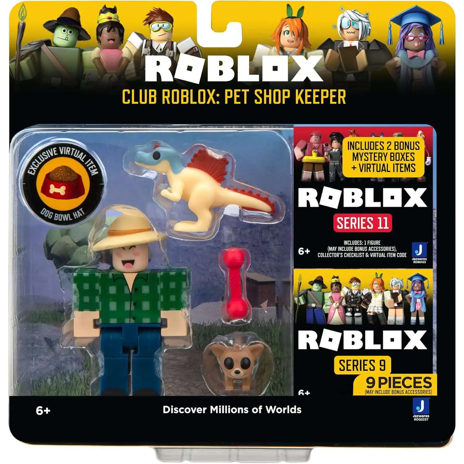 Roblox Club Roblox Pet Shop Keeper 3 Action Figure Includes 2 Bonus ...