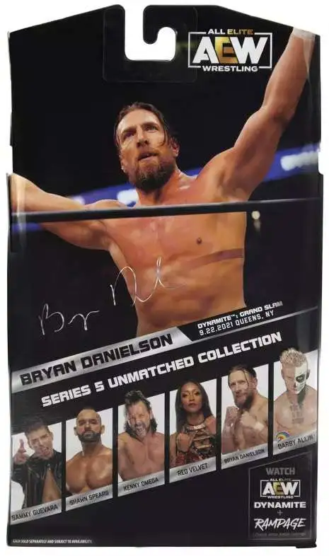 AEW All Elite Wrestling Unmatched Collection Series 5 Bryan Danielson Action Figure Jazwares ...