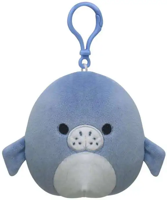 Squishmallows Maeve the Manatee 4 Plush Hanger Kellytoys - ToyWiz