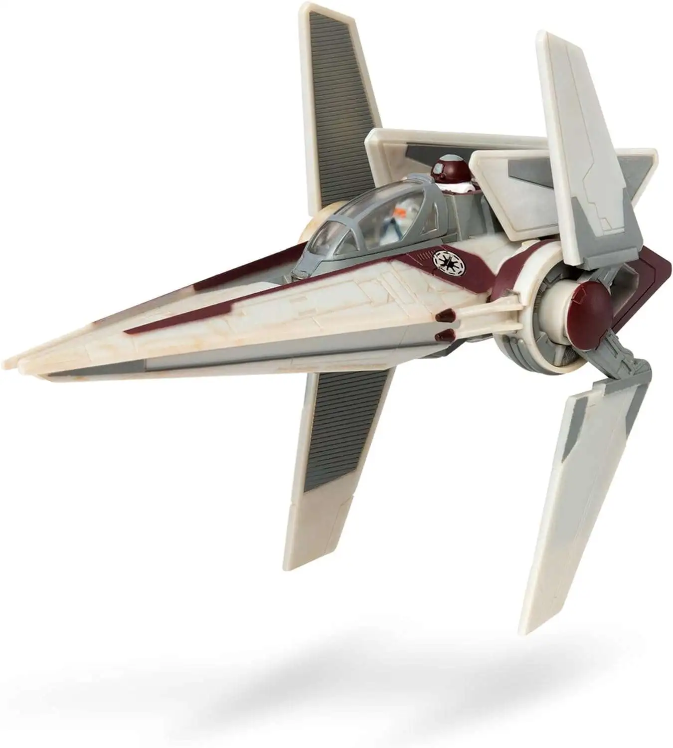 Star Wars Micro Galaxy Squadron V-Wing Starfighter Vehicle Jazwares ...