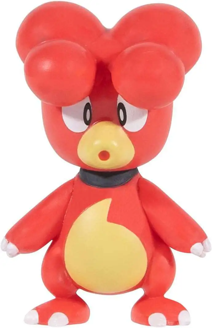Pokemon Clip N Go Magby Premier Ball Figure Set Jazwares - ToyWiz