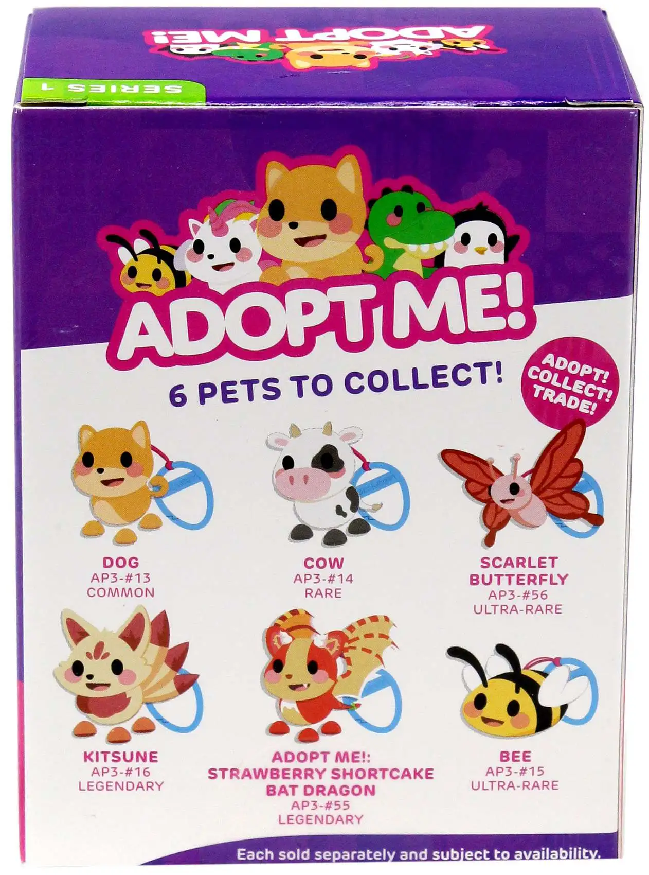 Adopt Me Series 1 Plush Clips Mystery Pack Jazwares - ToyWiz