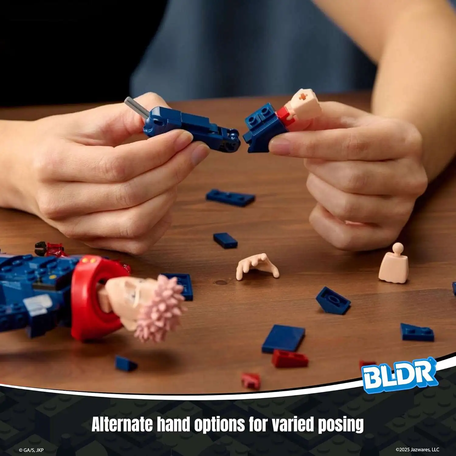 BLDR JuJutsu Kaisen Juji Itadori Building Set 0039 Jazwares - ToyWiz