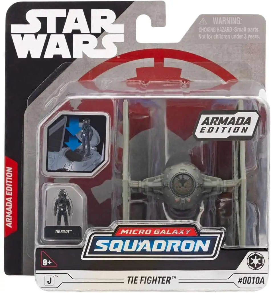 Star Wars Micro Galaxy Squadron Armada Edition TIE Fighter Vehicle ...