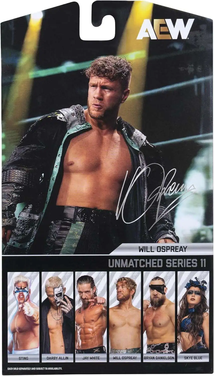 AEW All Elite Wrestling Unmatched Collection Series 11 Will Ospreay Action Figure Jazwares - ToyWiz