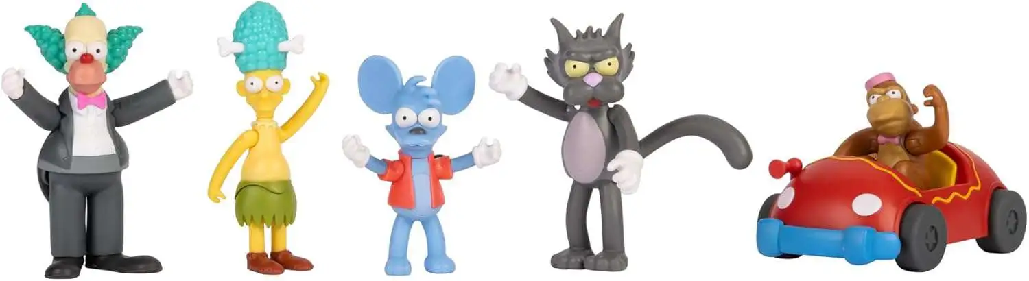The Simpsons Krusty the Clown Show Multi Pack Action Figure 5-Pack ...