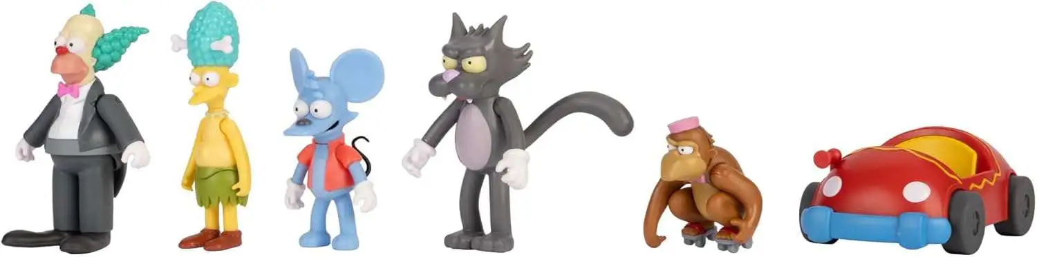 The Simpsons Krusty the Clown Show Multi Pack Action Figure 5-Pack ...