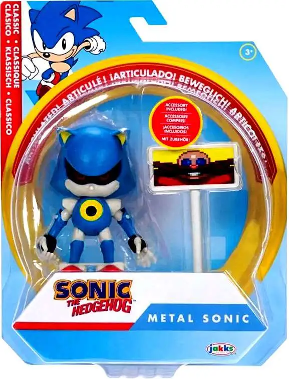 Sonic The Hedgehog Metal Sonic 4 Action Figure Classic, with Goal Post ...