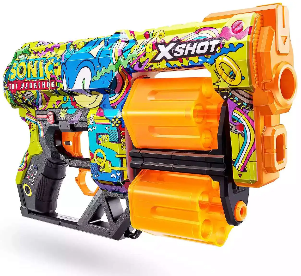 Sonic The Hedgehog X-Shot Skins Dread Hyper Spike Blaster 12 Darts Zuru ...