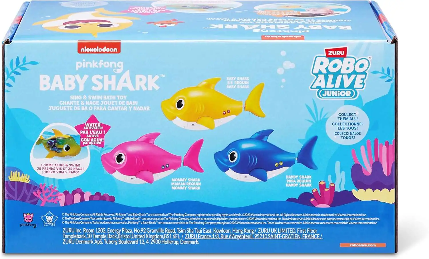 Baby Shark Robo Alive Sing Swim Mommy Shark Robotic Bath Toy Pink, 2025 ...