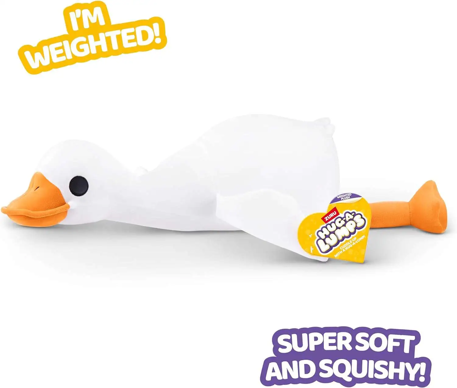 Hug-A-Lumps Mav Weighted Plush Goose Zuru Toys - ToyWiz