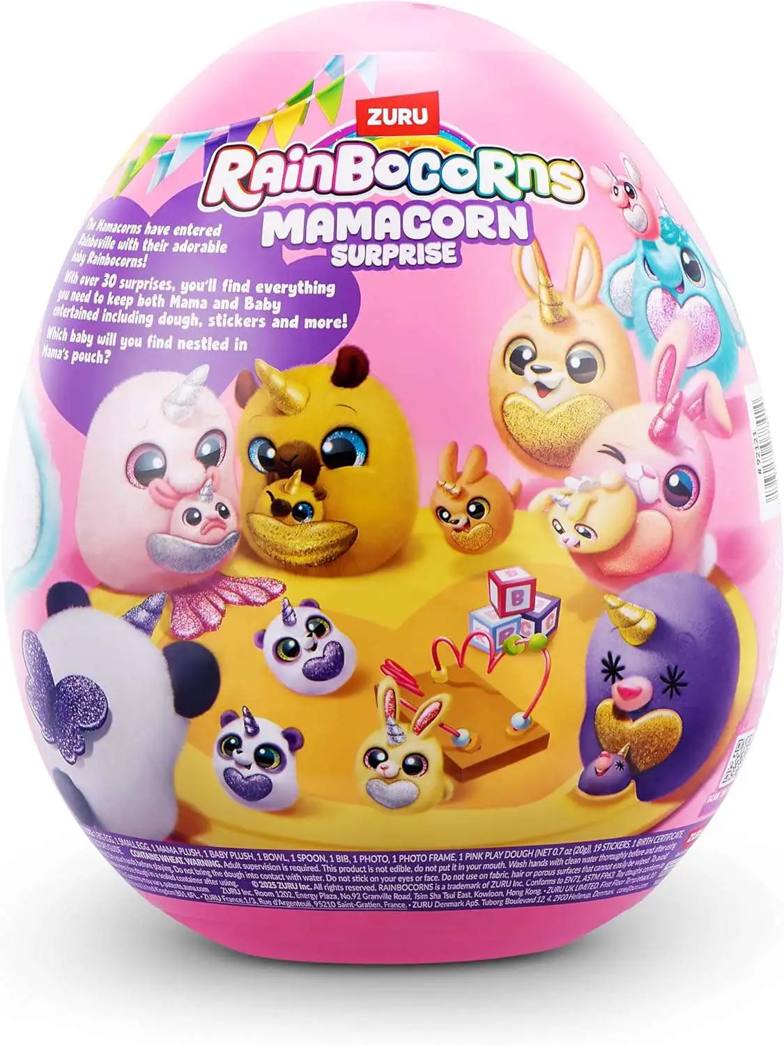 Rainbocorns Mamacorn Surprise ELEPHANT Mystery Slow Rise Plush Over 30 ...