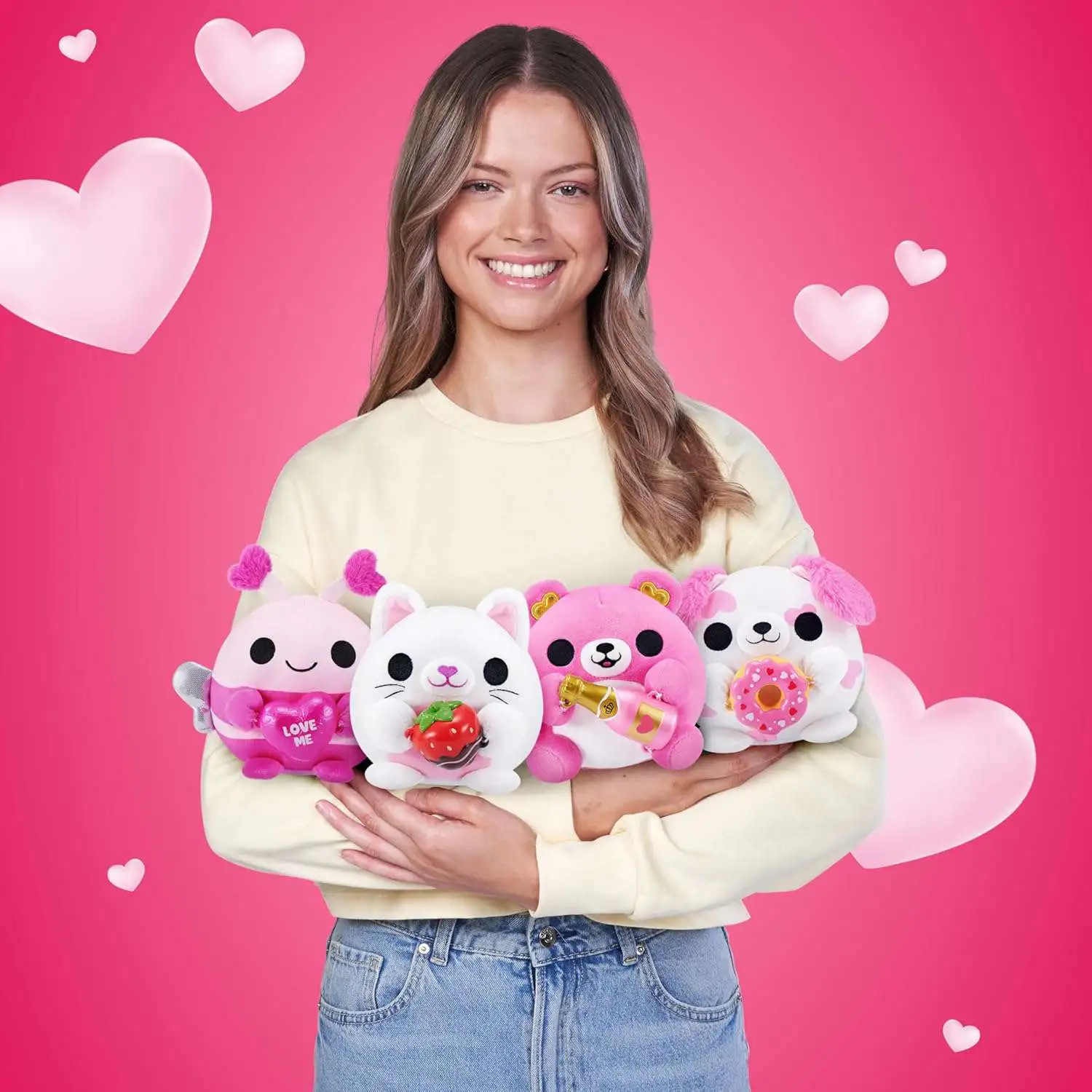 Snackles 2025 Valentines Edition Mystery Pack 1 RANDOM Plush Zuru Toys ...