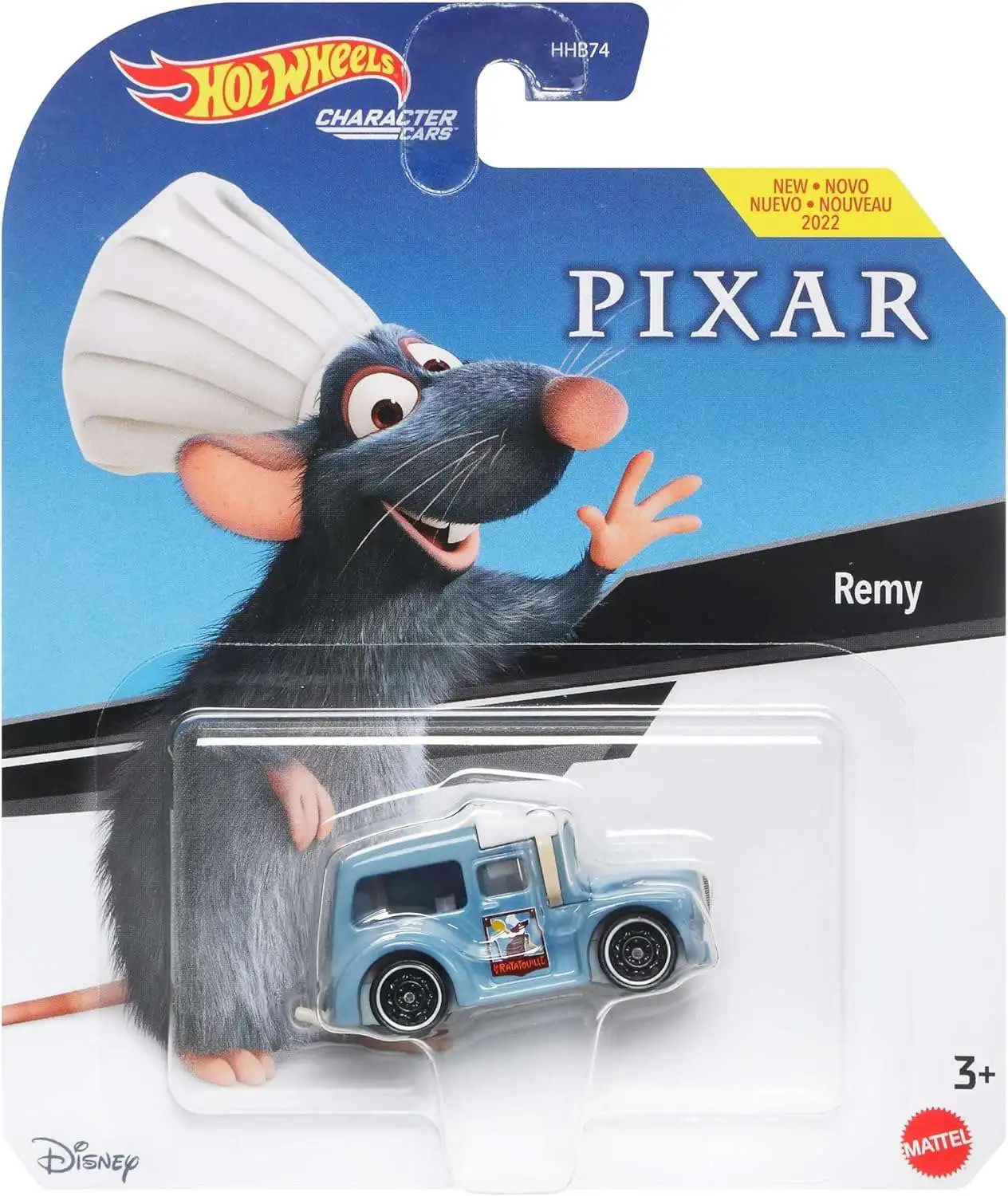 Disney Pixar Hot Wheels Character Cars Remy Die Cast Car Mattel - ToyWiz
