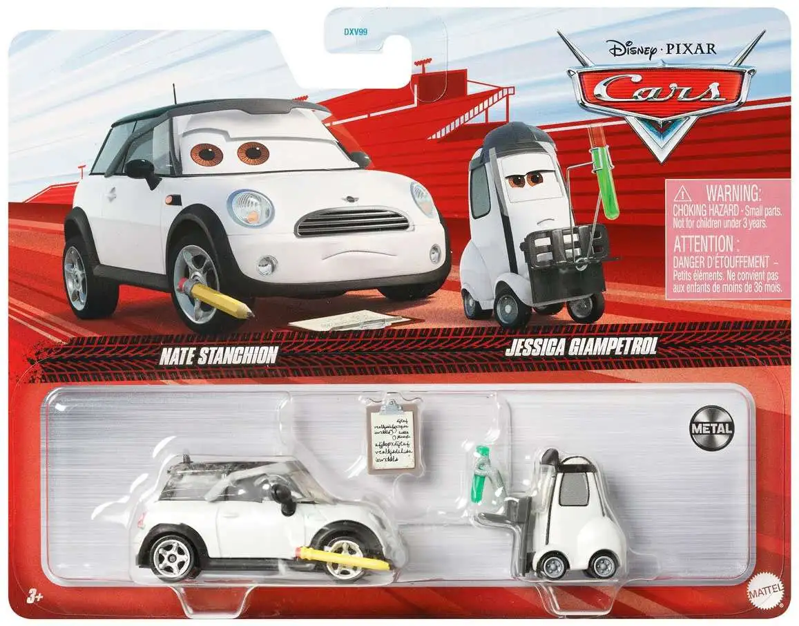 Disney Pixar Cars Cars 3 Metal Nate Stanchion Jessica Giampetrol 155 ...