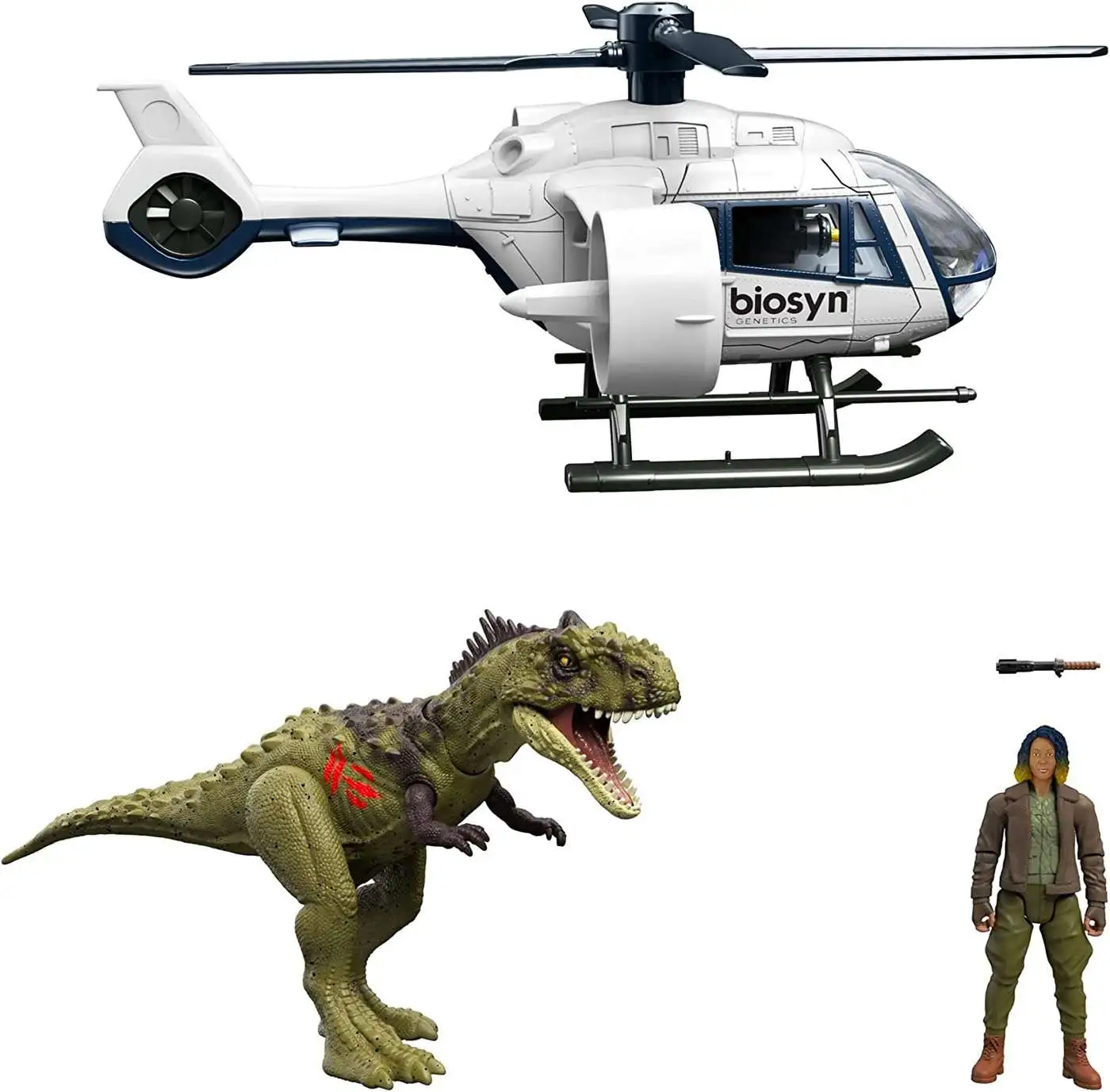 Jurassic World Dominion Copter Combat Pack Playset Mattel - ToyWiz