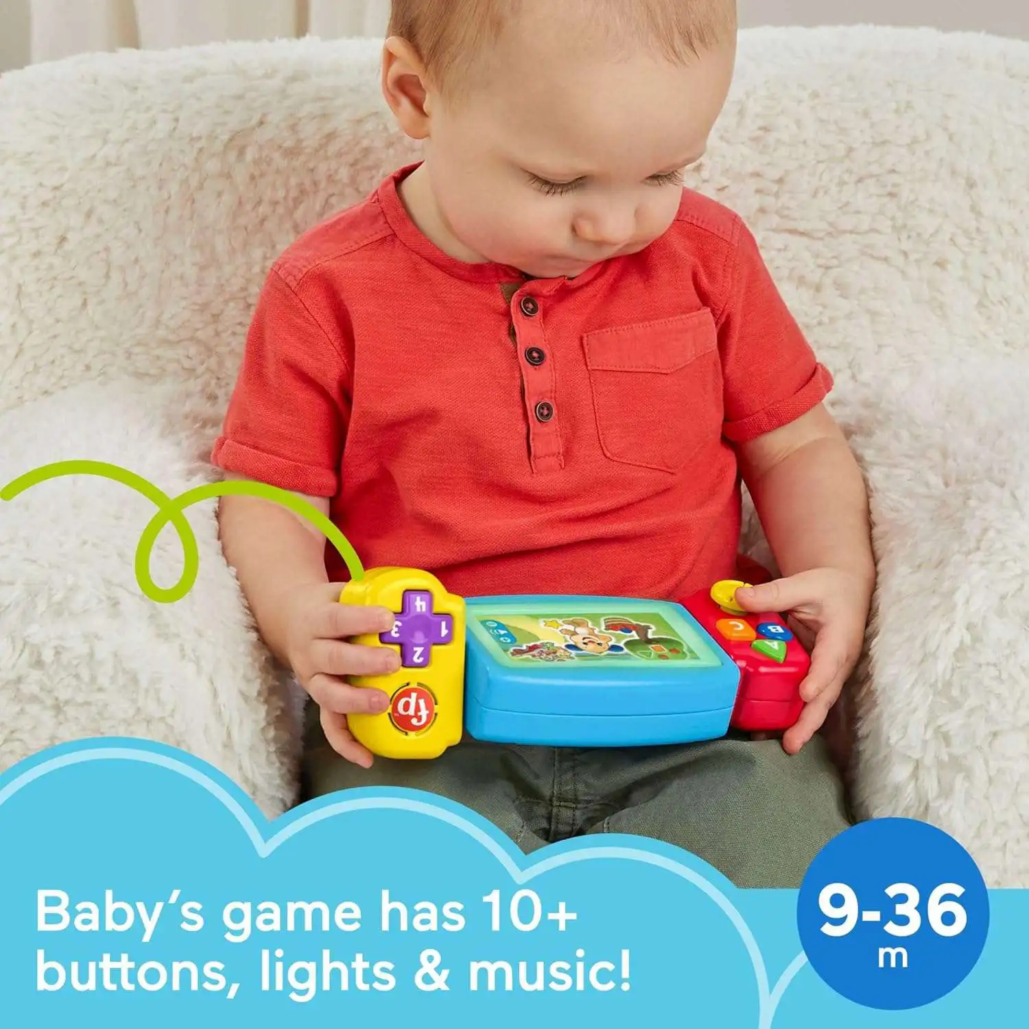 Fisher Price Laugh Learn Twist Learn Gamer Mattel - ToyWiz