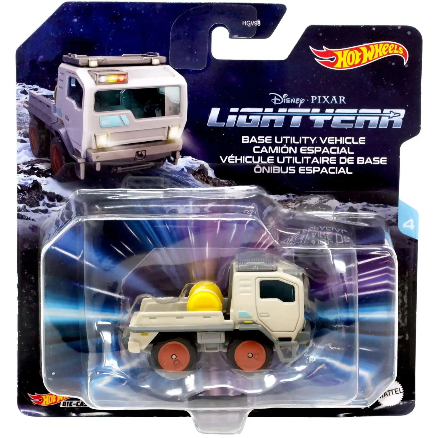 Disney Pixar Lightyear Movie Hot Wheels Base Utility Vehicle Die-Cast ...