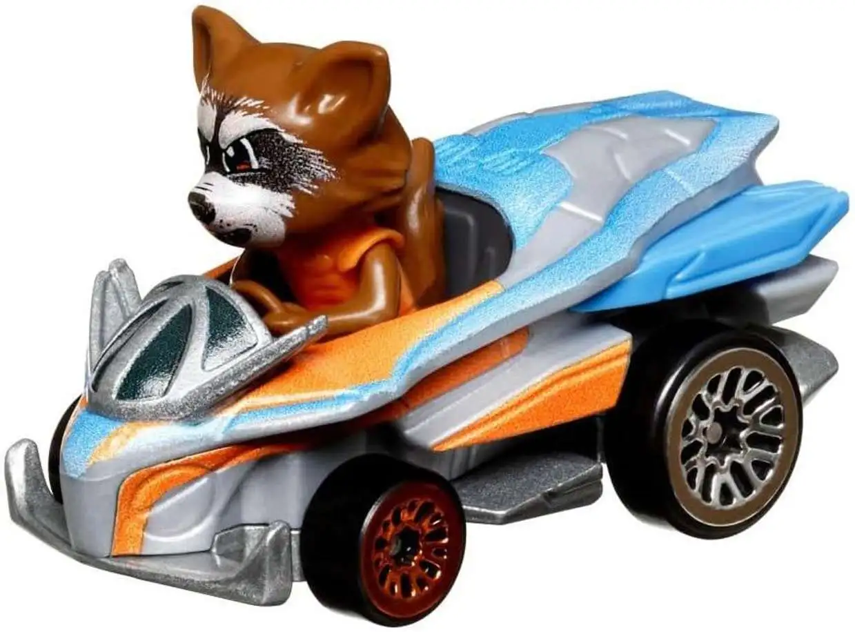 Hot Wheels RacerVerse Marvel Rocket Raccoon Die Cast Car Mattel - ToyWiz