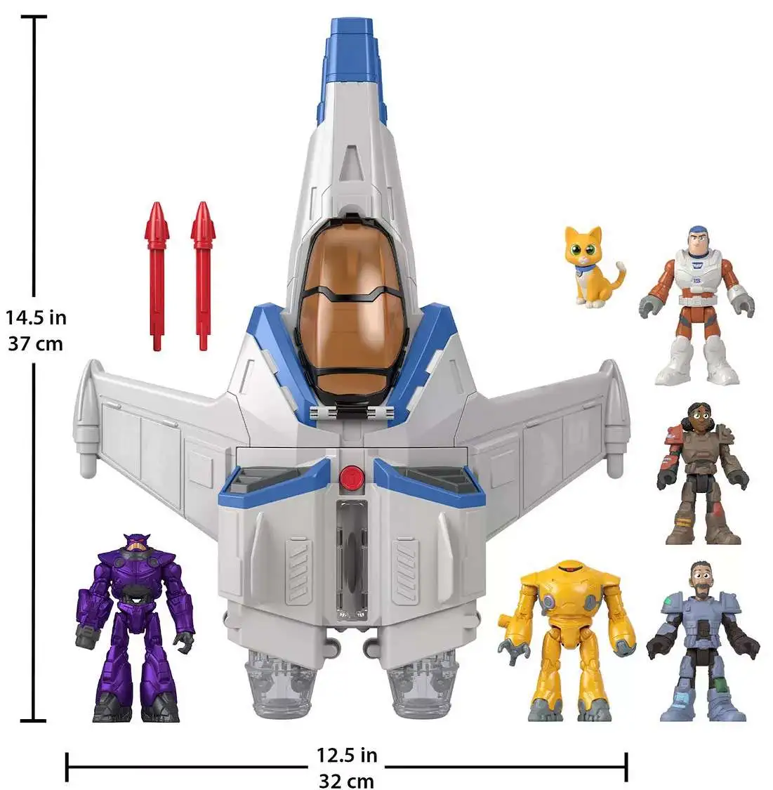 Disney Pixar Lightyear Movie Imaginext Lights Sounds XL-15 Gift Set ...