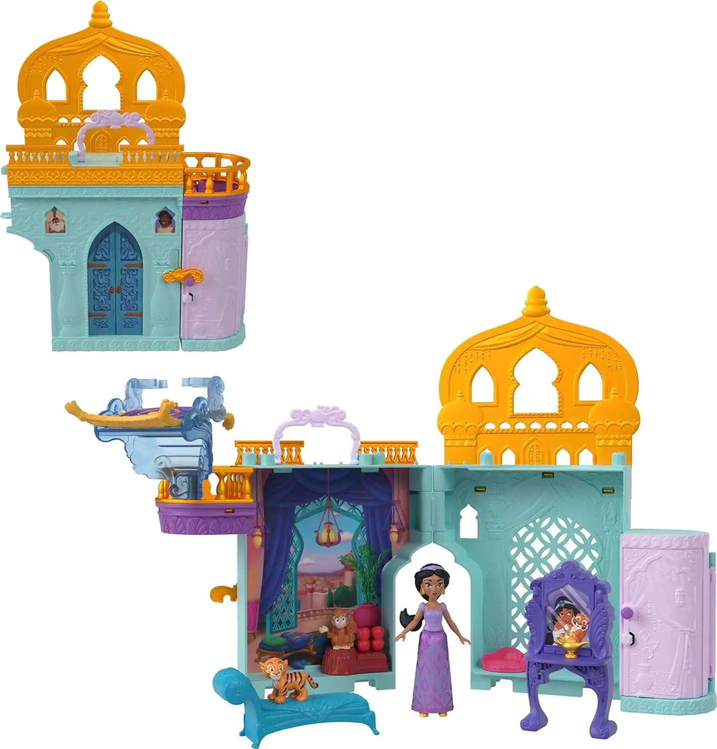Disney Princess Aladdin Storytime Stackers Jasmines Palace Playset ...
