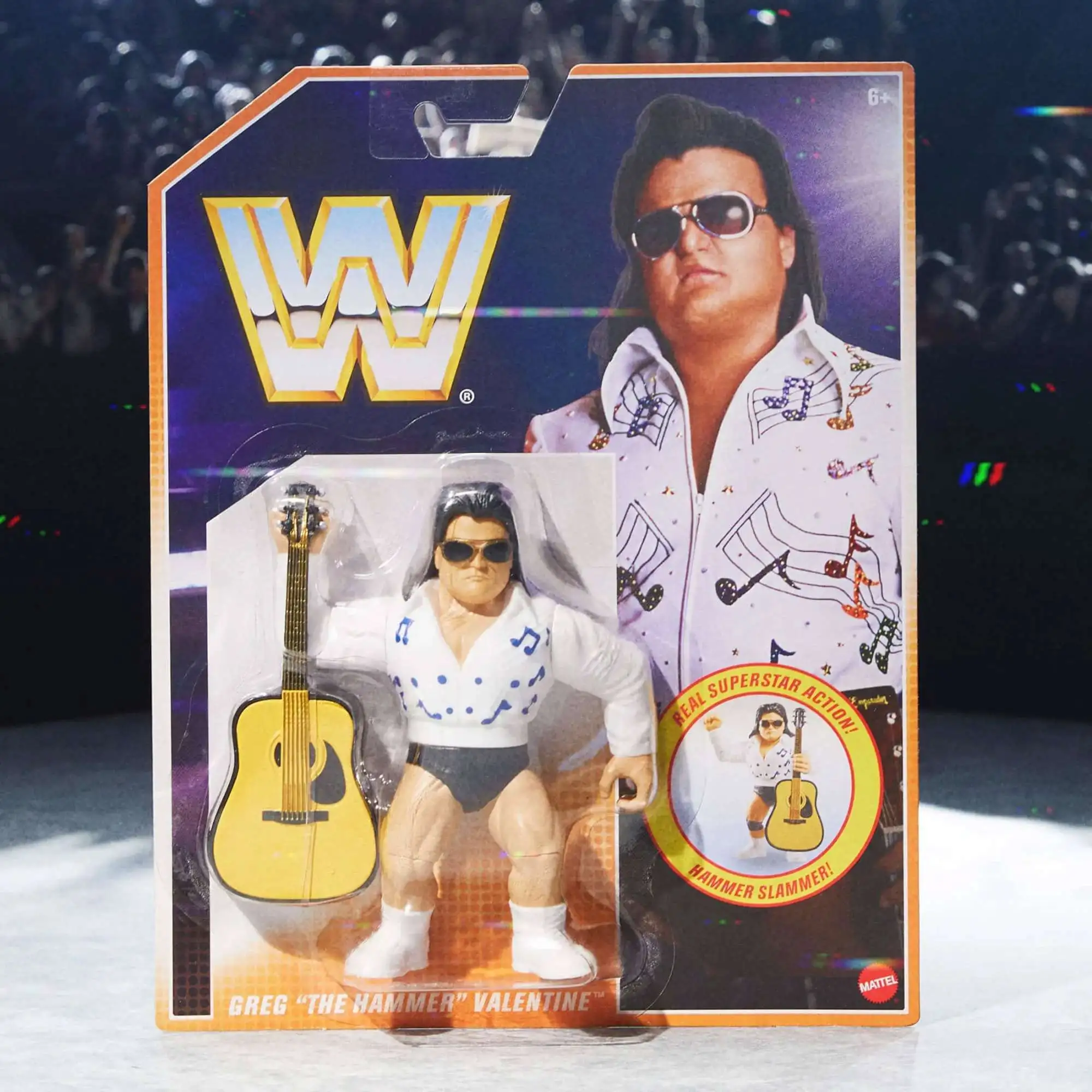 WWE Wrestling Official Retro Lex Luger, Greg The Hammer Valentine ...