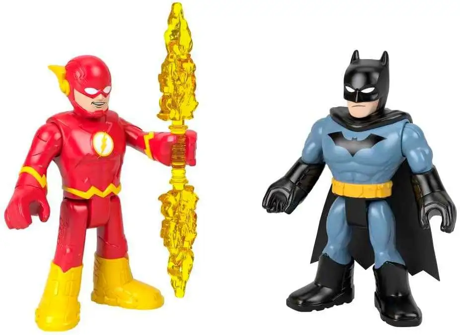 Fisher Price DC Super Friends Imaginext The Flash Batman Figure Set ...