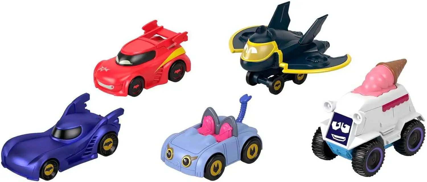 Fisher Price DC Batwheels Batcast Metal Bam the Batmobile, Flame, Kitty ...