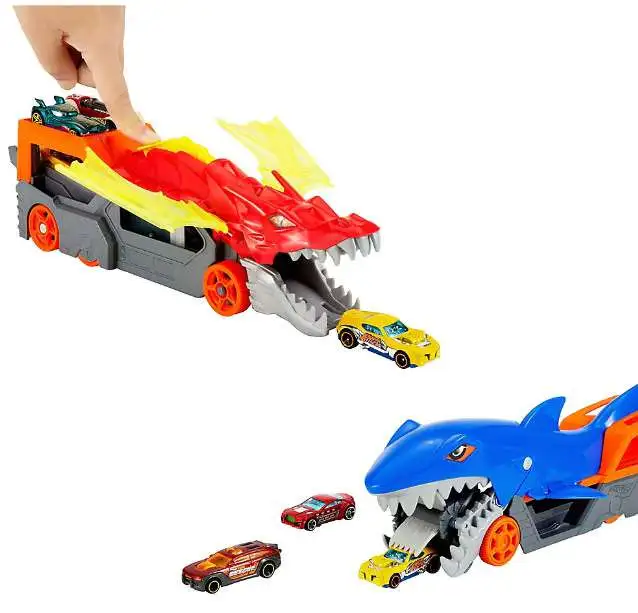 Hot Wheels City Battling Creature Transports Exclusive 164 Diecast Car ...