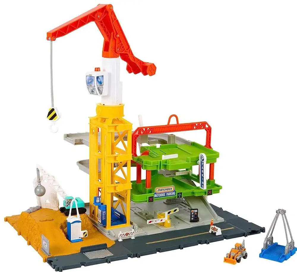 Matchbox Action Drivers Epic Construction Yard Playset Mattel Toys - ToyWiz