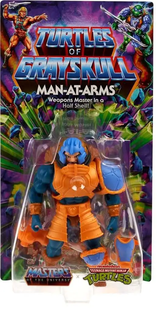 Masters of the Universe Turtles of Grayskull Origins Man-At-Arms Action ...