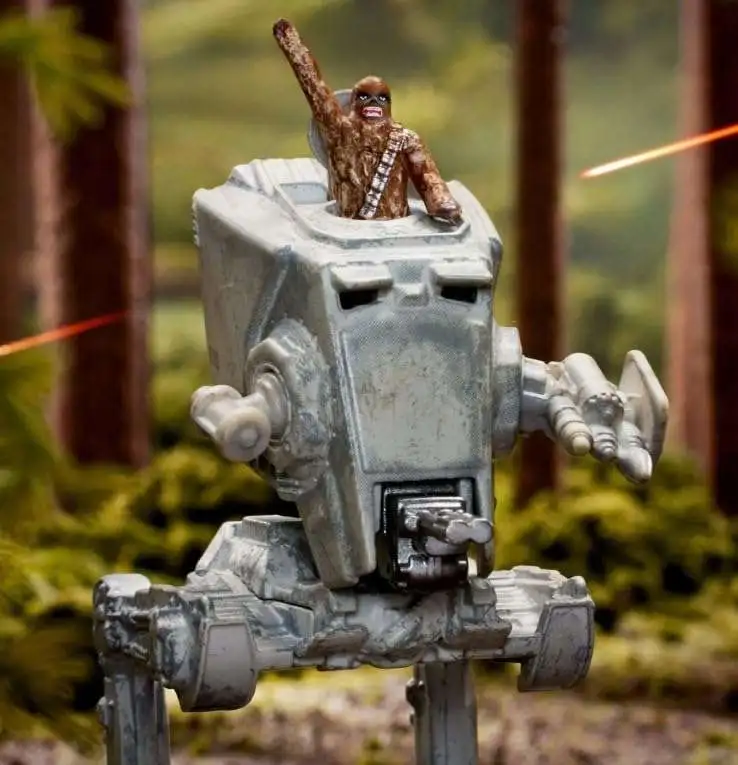 Hot Wheels Star Wars Return of the Jedi Starships Select AT-ST with ...