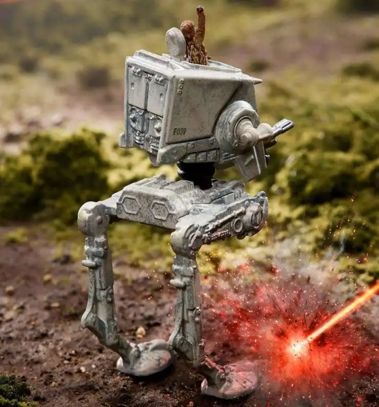 Hot Wheels Star Wars Return of the Jedi Starships Select AT-ST with ...