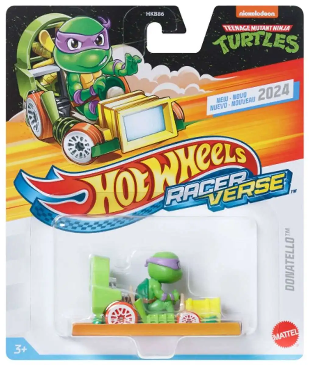 Hot Wheels RacerVerse Teenage Mutant Ninja Turtles Donatello Die Cast ...