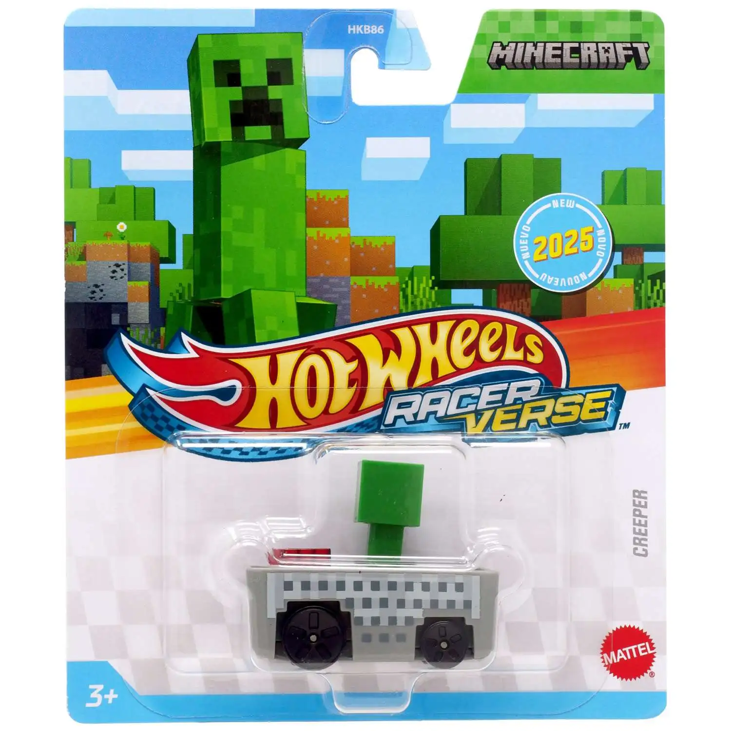 Hot Wheels Racerverse Minecraft Creeper Diecast Car Mattel Toys - ToyWiz